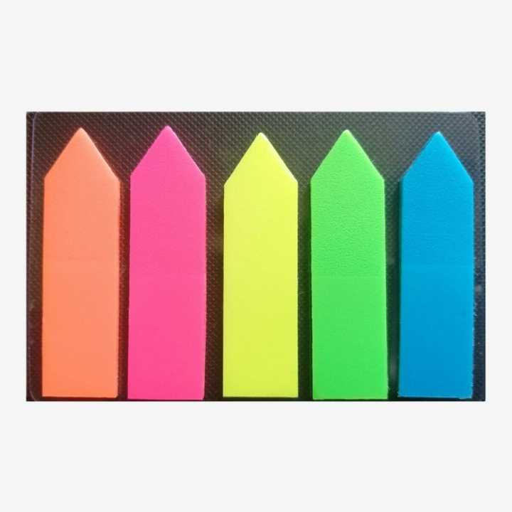 Stationary Special- 1pkt Mixed Neon Arrow Shaped Office Tab Bookmark ...