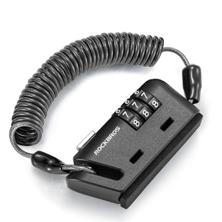 Helmet Lock Chain Portable Motorcycle Anti-Theft Cable Lock | Daraz.com.np