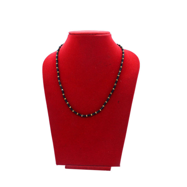 Black/Golden Plain Bead Woven Simple pote | Daraz.com.np