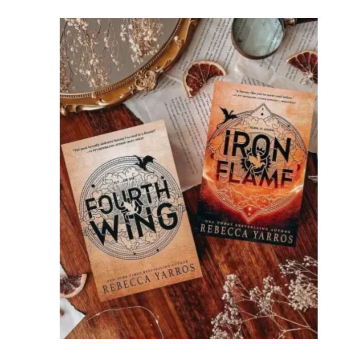 Fourth Wing + Iron Flame by Rebecca Yarros | Daraz.com.np