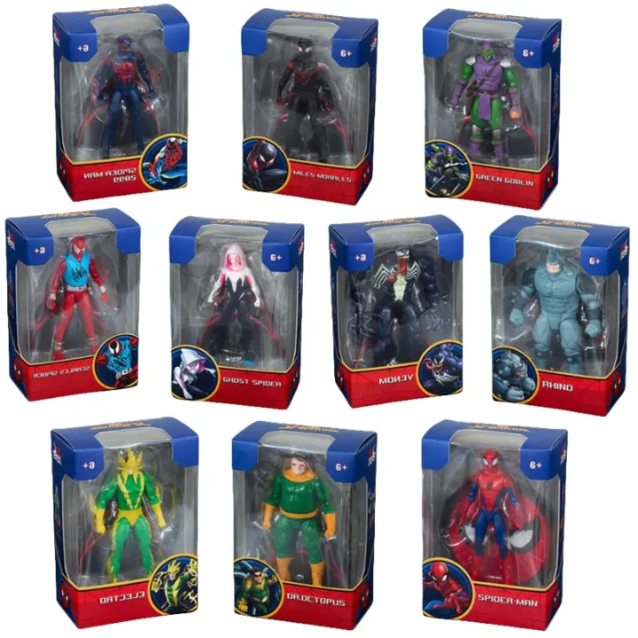 Dongzhu 4 inches Original ZD Action Figure Toy Iron Man Scarlet Spider ...