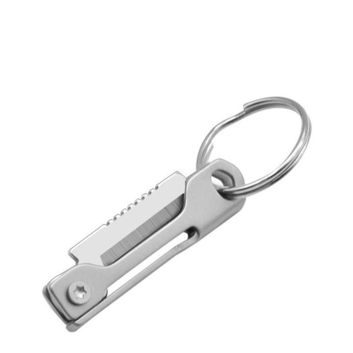 Multi Purpose Stainless Steel Portable Sharp Cutter with Keychain ...