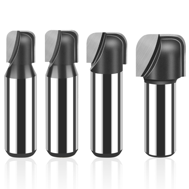 4pcs Bowl & Tray Router Bit Round Nose Groove Head Wood Cutter ...