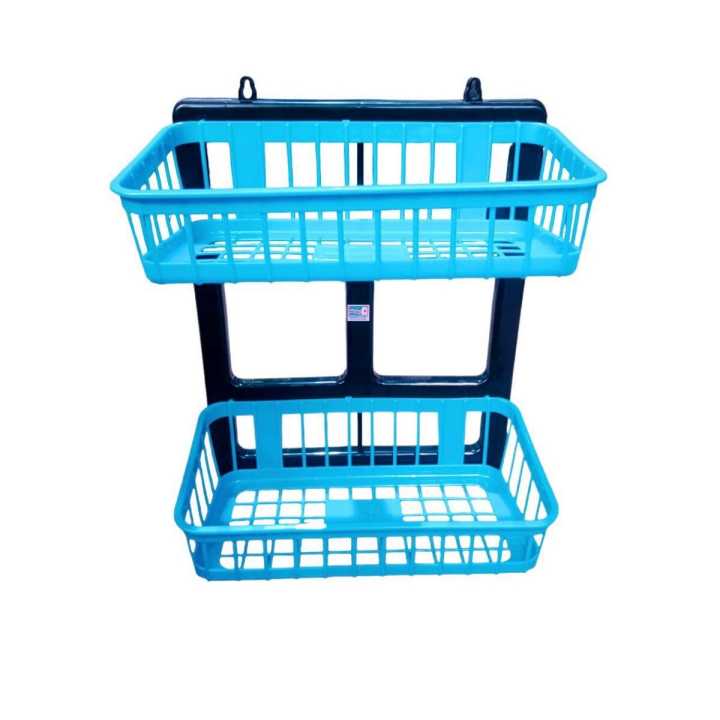 2 Step Wall Hanging Multipurpose Plastic Bathroom Rack | Daraz.com.np