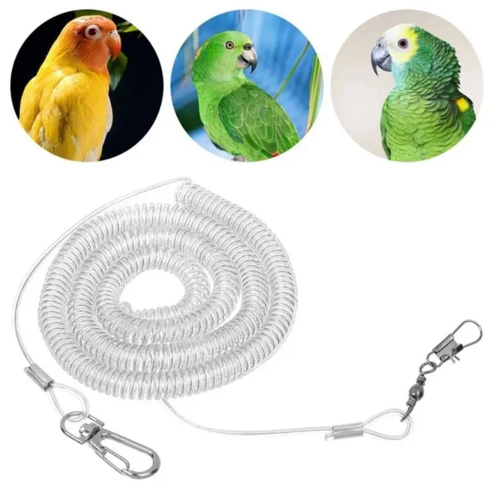 Bird Leg Ring Ultra-light Parrot Training Rope Durable Flexible Bird ...
