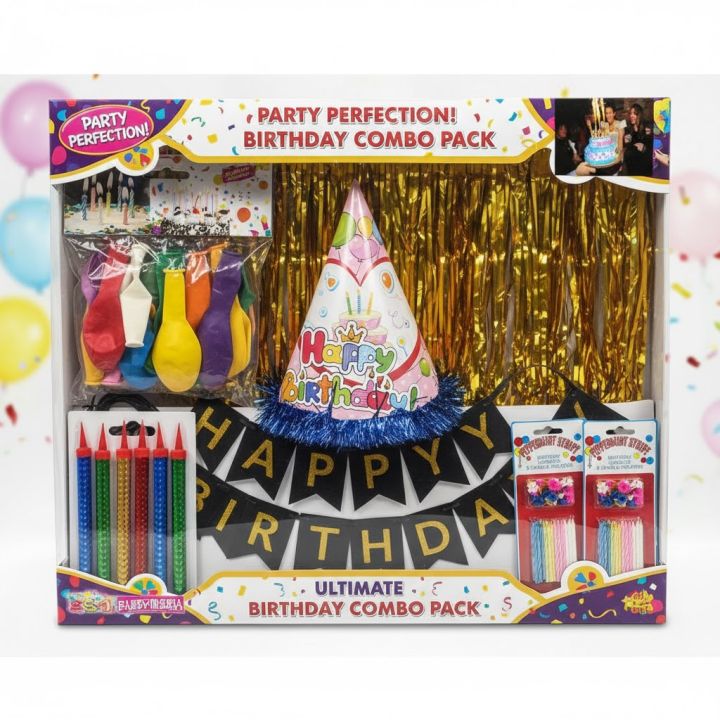 MB-ST Birthday Decoration Combo Pack Happy Birth Day | Daraz.com.np