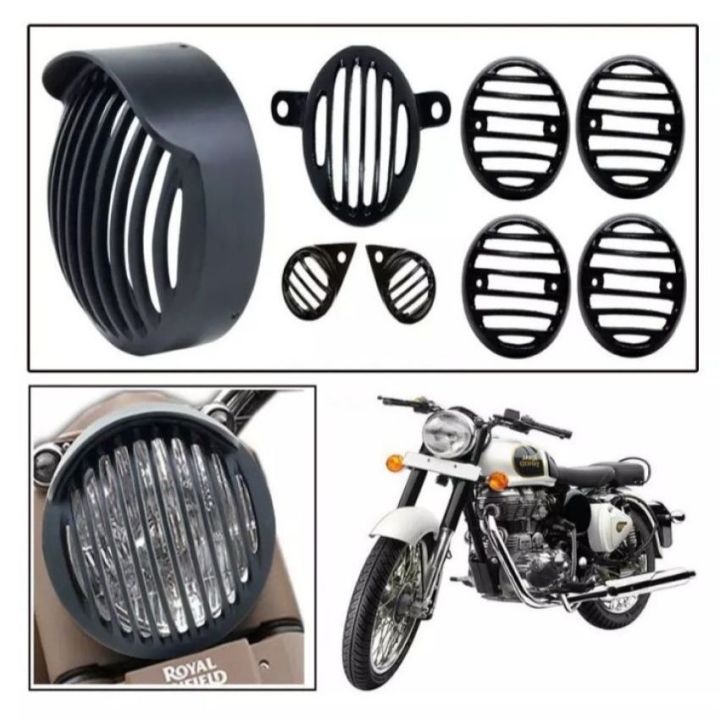 Bike Black Grill Set For Royal Enfield Motorcycle | Daraz.com.np