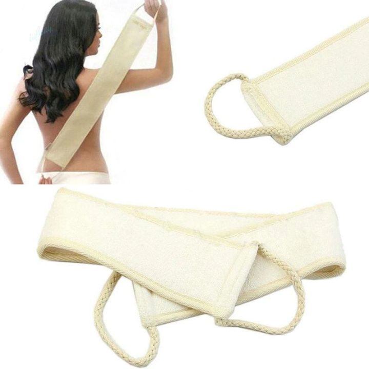Natural Loofah Back Strap: Exfoliating Scrubber for Bathing | Daraz.com.np
