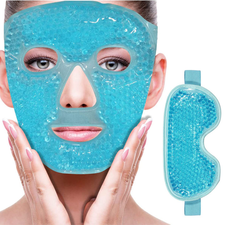 Ice Gel Face Mask Anti Wrinkle Relieve Fatigue Skin Firming Spa Hot ...