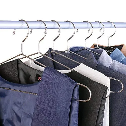 Stainless Steel Clothes Hanger Set 10Pcs | Daraz.com.np