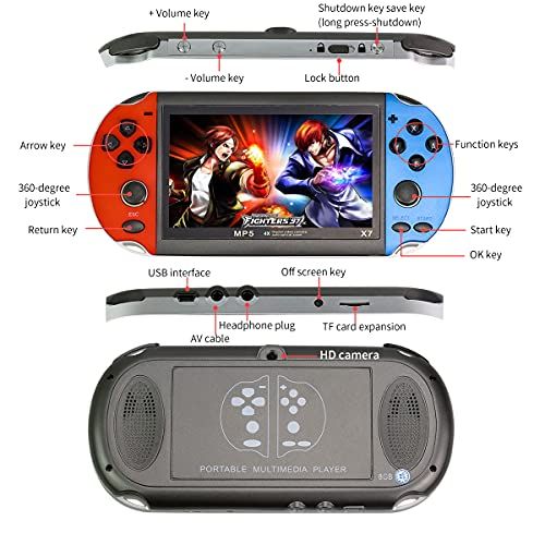 M7 Linux 4.3inch HD Retro Handheld Video Game Console Portable Pocket ...