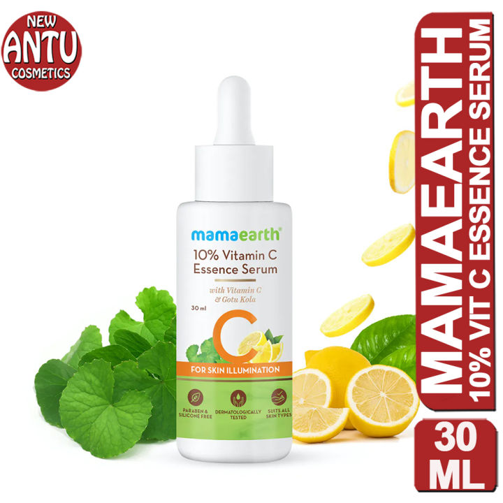 Mamaearth 10 Vitamin C Essence Serum with Vitamin C Gotu Kola for All Skin Types 30 ml Daraz .np