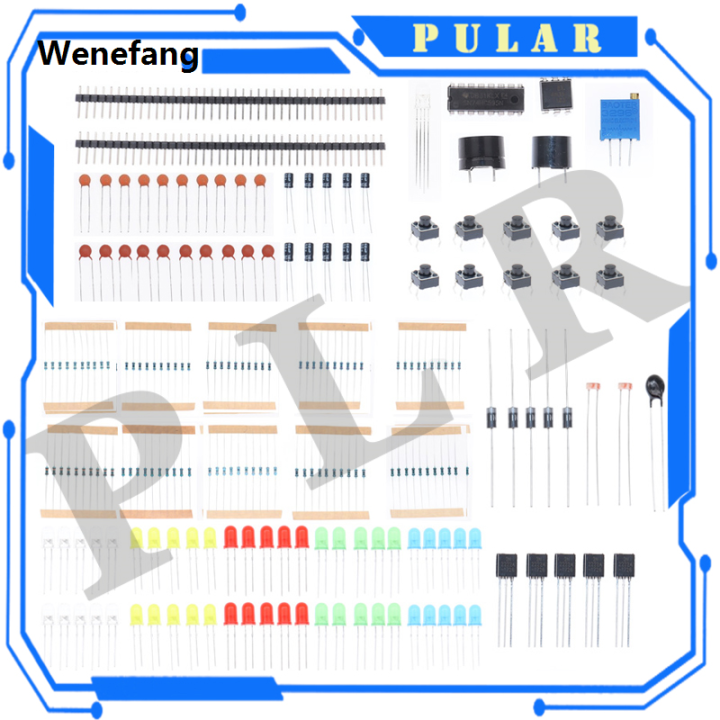 Wenefang PLR Diy New Electronics Components Basic Starter Kit for ...