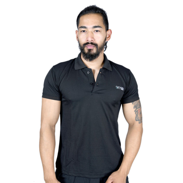 Sky Fit Polyester Polo T-Shirts For Men | Daraz.com.np