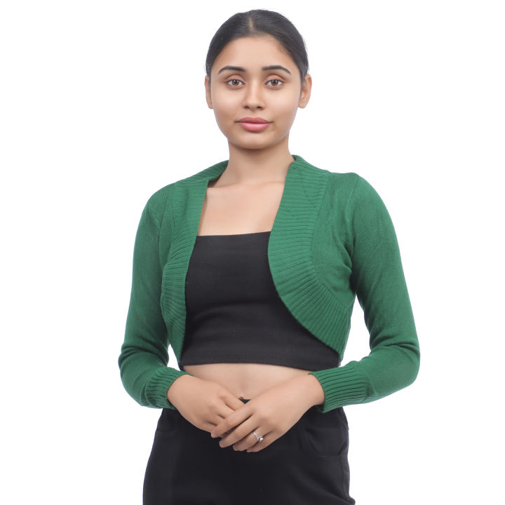 Full Sleeves Short Woolen Outer For Women | Daraz.com.np