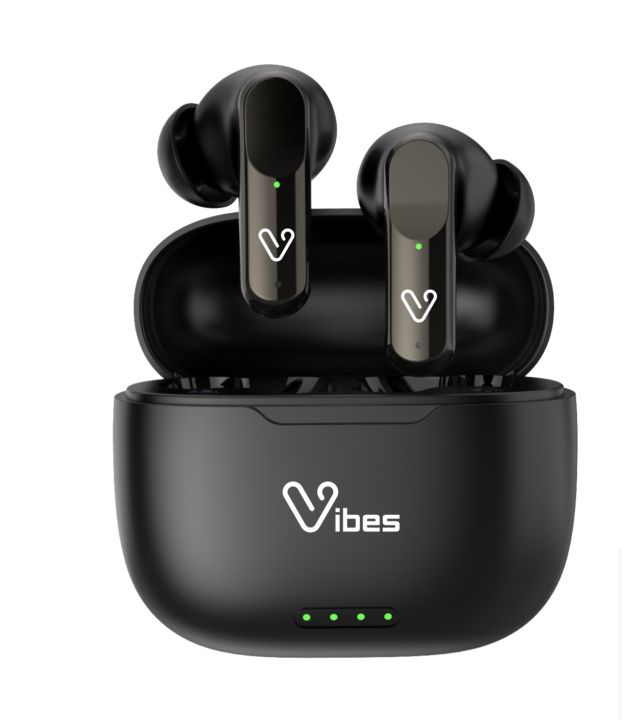 Vibes V20 Wireless Earbuds | Bluetooth 5.4 TWS | 10mm Driver | Quad Mic ...