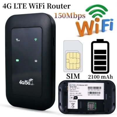 4G LTE-Advanced Mobile WiFi Router - High-Speed Portable Wireless ...