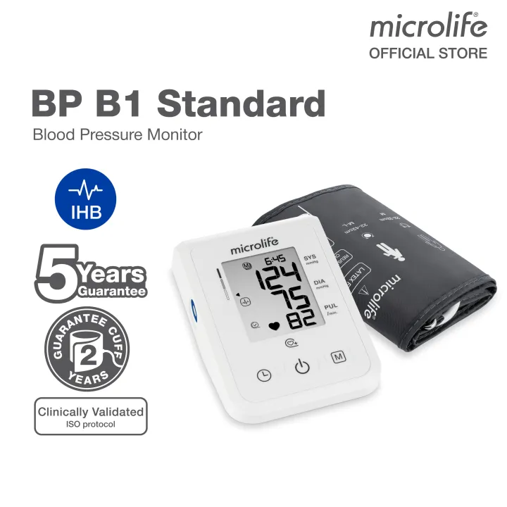 Microlife BP B1 Standard Blood Pressure Monitor | Digital Upper Arm BP ...