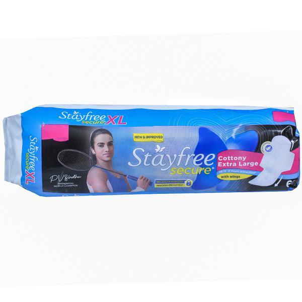 Stayfree secure Cottony Extra Large with wings 6 pads Pack Of 5 Daraz .np