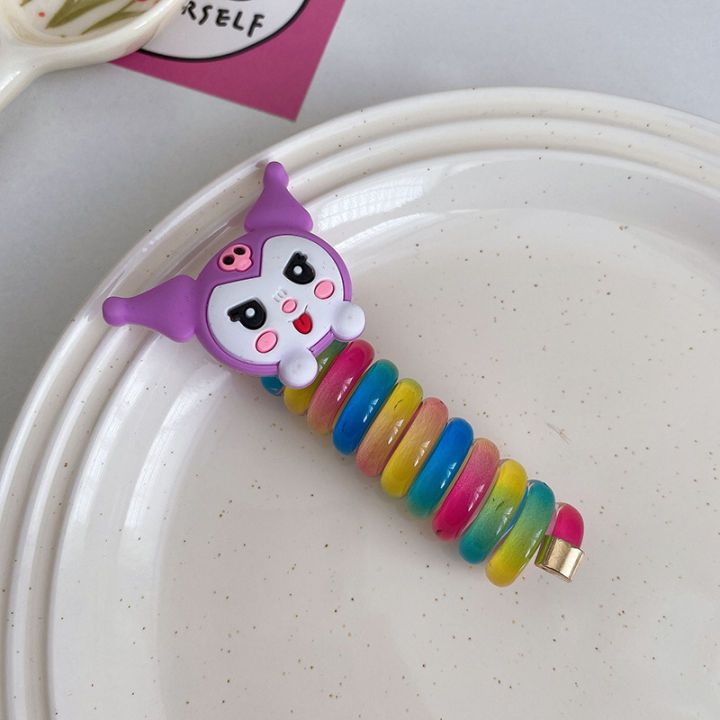 Headwear, elastic headband, hair ornament, baby cartoon telephone, wire ...