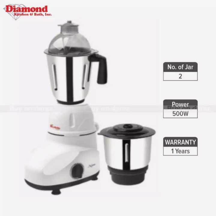 Diamond Nano 2 Jar Mixer And Grinder - 500 Watt | Daraz.com.np