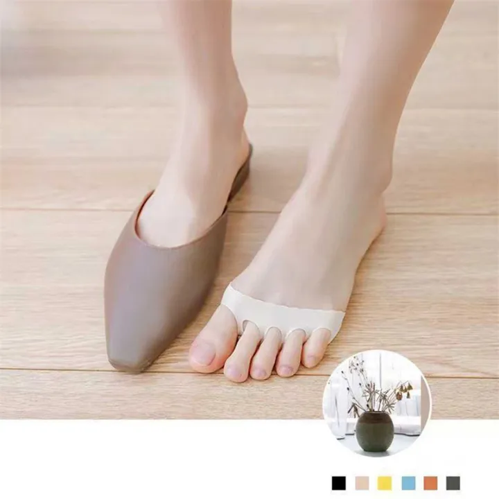 HOT Women Forefoot Pads High Heels Half Insoles Five Toes Insole Foot ...