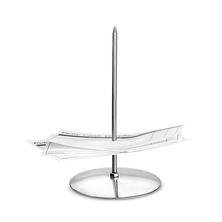 Receipt Holder Spike for Desk, Ticket Stabber for Restaurant, Straight ...