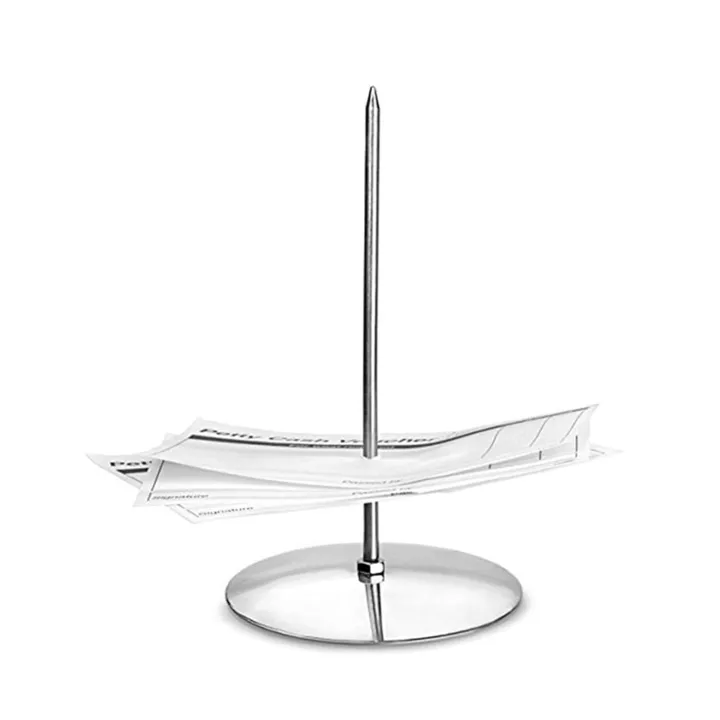 Receipt Holder Spike for Desk, Ticket Stabber for Restaurant, Straight ...