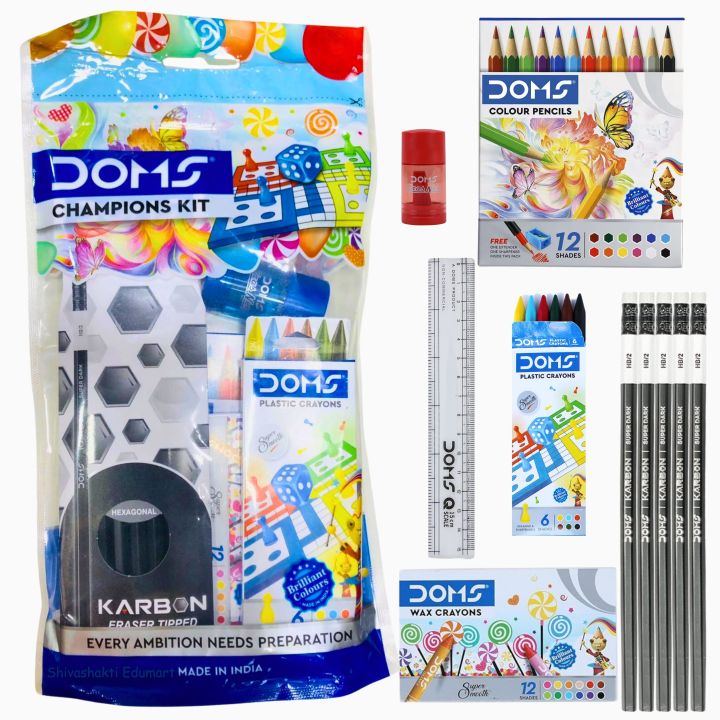 Doms Champions Kit-6 Items In 1 Kit | Daraz.com.np