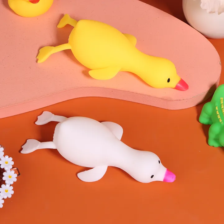 Kids Squeeze Flour Duck Kneading Squish Stretchy Toys Cartoon Animals ...
