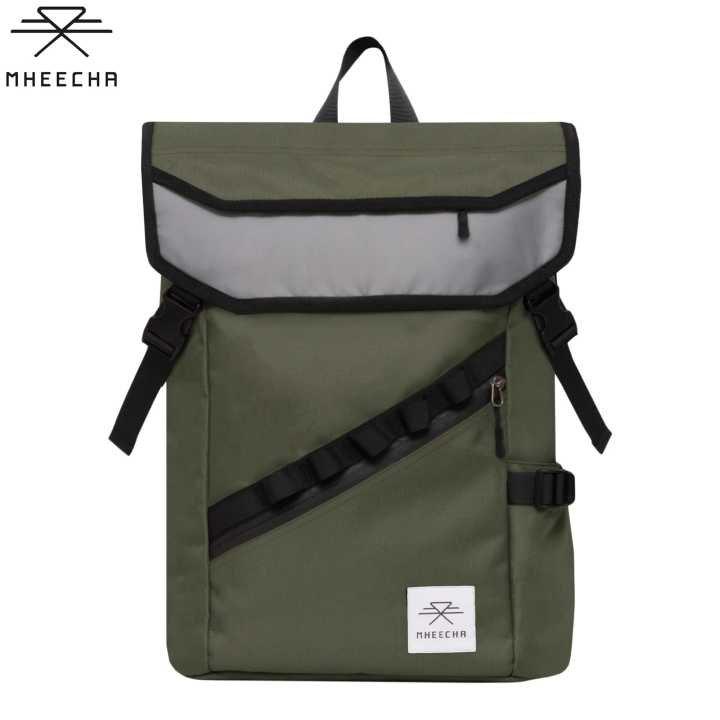 Mheecha Alley Mossgreen/ Grey | Fashion Mheecha Bag with Air Mesh ...