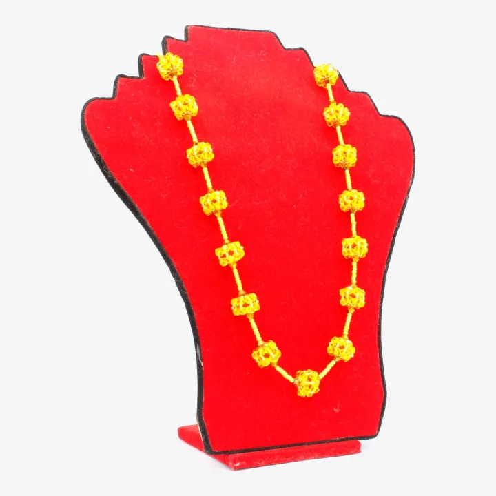 Yellow Crystal Ball Pote For Women | Daraz.com.np