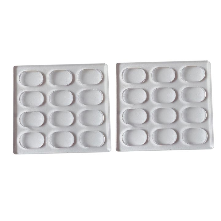 fasdaga 2X Clear Polycarbonate Dacquoise Cake Mold Oval Dakovaz Macaron ...