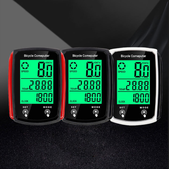 GPS Bicycle Computer Wired Speedometer Waterproof Bike LCD Computer Blue Tooth Cycling Speed ...