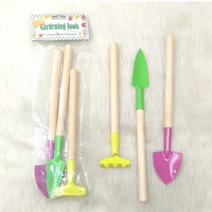 3 in 1 Indoor Garden Tool Combo Kraft Seeds Weeder and Trowel and Fork ...