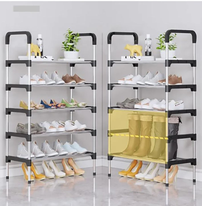 Stainless Steel Foldable Shoe Rack 5 Layers | Daraz.com.np