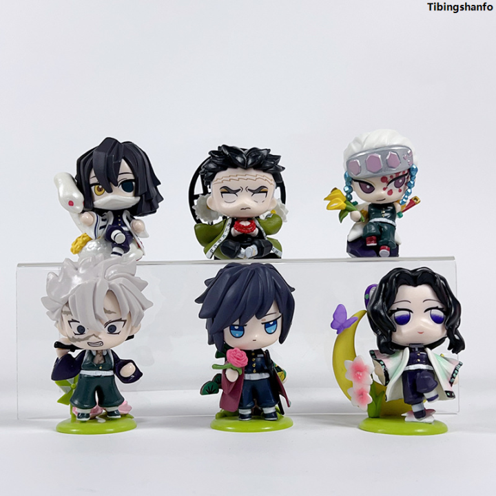 Tibingshanfo6pcs/set Demon Slayer Tomioka Giyuu Kochou Shinobu Uzui ...