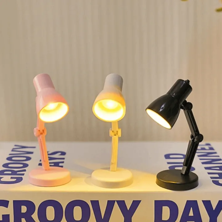 Creative Mini LED Desk Lamp Eye-caring Adjustable Table Lamp Foldable ...