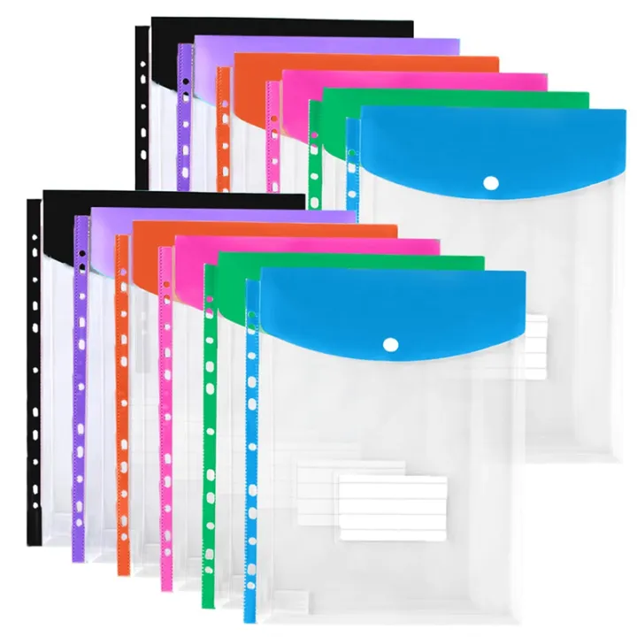 Plastic Envelopes, Pocket Folder, Expandable Document Organizer with ...
