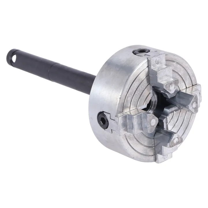 NCANRUI Four Jaw Chuck Z011A for Metal Mini Lathe M12X1mm Threaded Back ...
