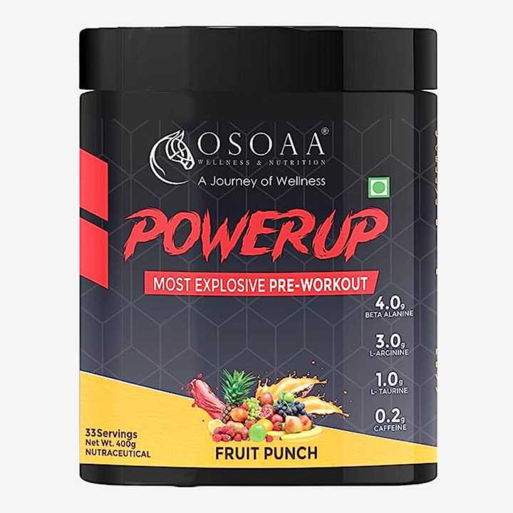 OSOAA Power Up Pre-Workout Supplement With Essential Minerals & L ...