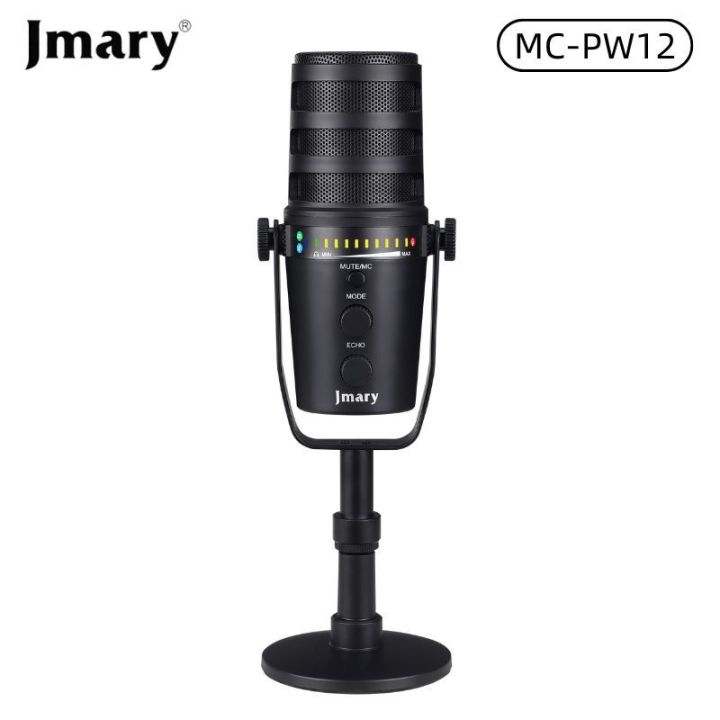 JMARY MC-PW12 USB & XLR Microphone for Podcasting, Gaming, Streaming ...