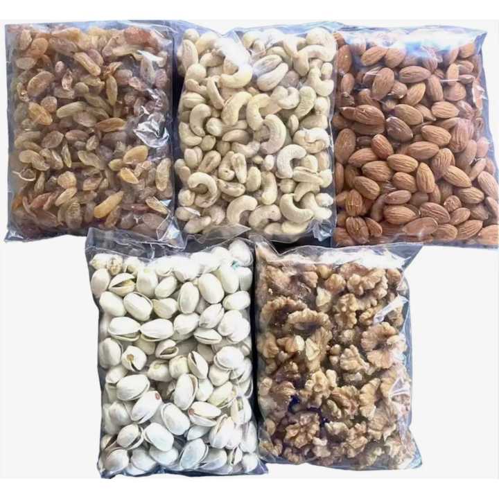 Dry Fruits Combo Badam/Kaju/Hareyo Dakh/Pista 500gm & Chinese Okhar 1kg ...