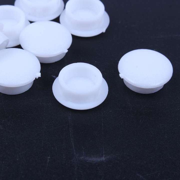Blanking End Caps 10mm Dia Plastic Round Tubing Tube Inserts 10 Pcs ...