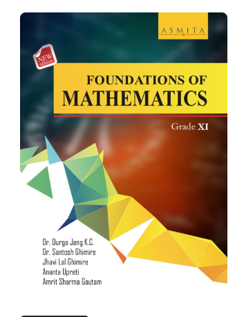 Foundation of Math XI | Math XI | Daraz.com.np