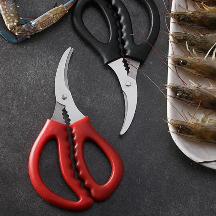 Seafood Scissors Lobster Fish Prawn Peeler Shrimp Crab Seafood Scissors ...