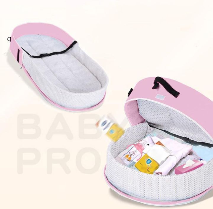Portable Travel Cot Baby with Mosquito Net and Toy | Daraz.com.np