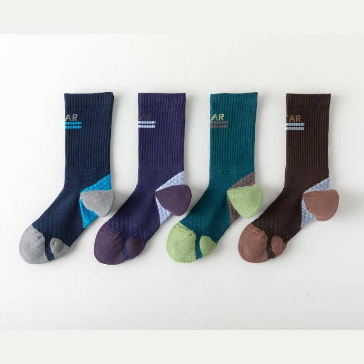 2 pairs Men's Mid-Tube Hoop Socks - Model M3076 | Daraz.com.np