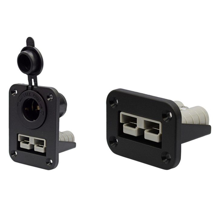 2 Pcs Anderson Plug C-Igarette Lighter Socket Charger Flush Mount ...