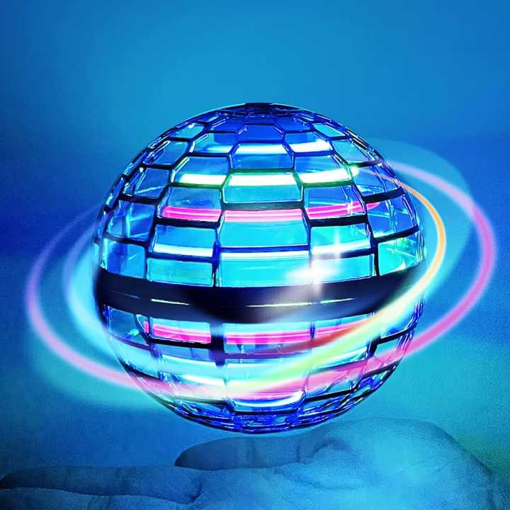 Hand Operated Ufo Mini Drone Ball With 360°Rotating And Rgb Led Lights ...